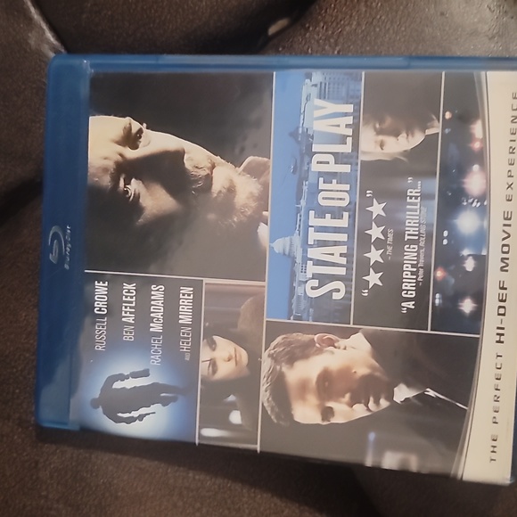 Media | State Of Play Blu Ray Dvd Russell Crowe Ben Affleck Helen ...